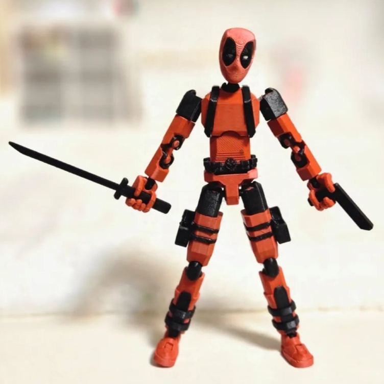 Boneco Deadpool Dummy Articulado – Action Figure Colecionável - 3D ...