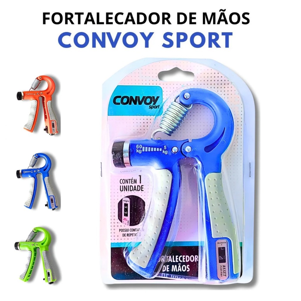 Hand Grip Ante Braço Punho Ajuste Peso Até 60 Kg Com Contador | Shopee ...