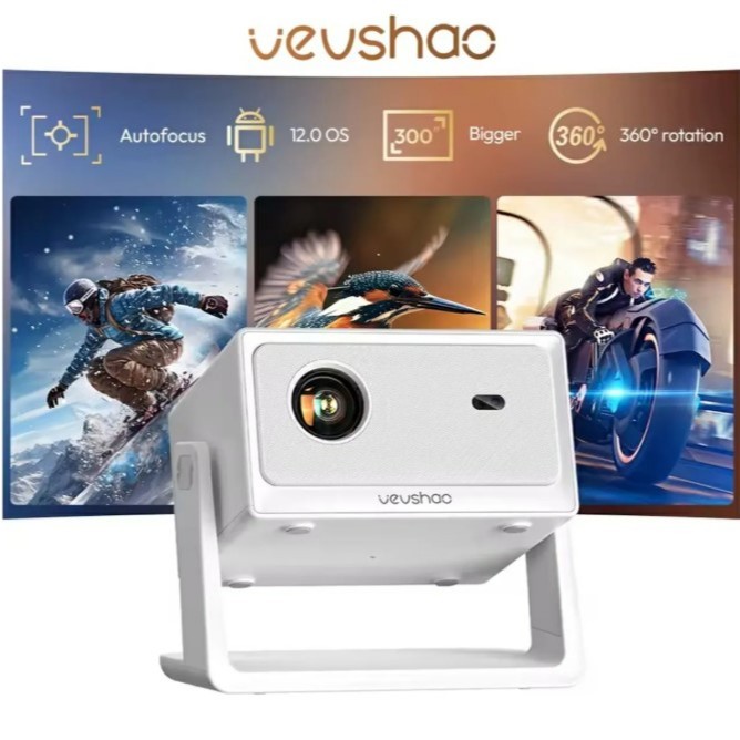 Vevshao a16 projetor portátil foco automático keystone nativo 1080p 4k ...