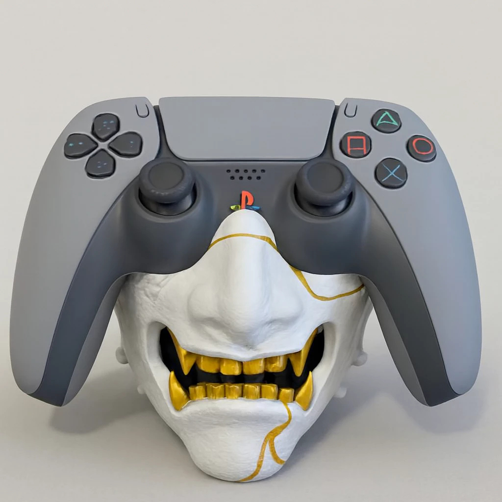 Suporte para Controle PS5 Ghost of Yotei | Base Decorativa Gamer ...
