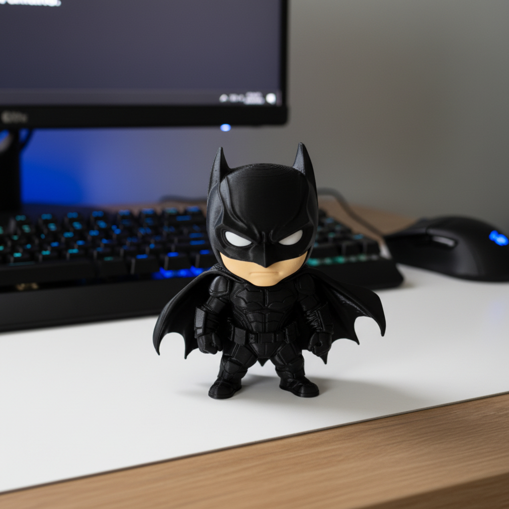 Action Figure Batman Preto Fosco: Colecionável Exclusivo em PLA ...