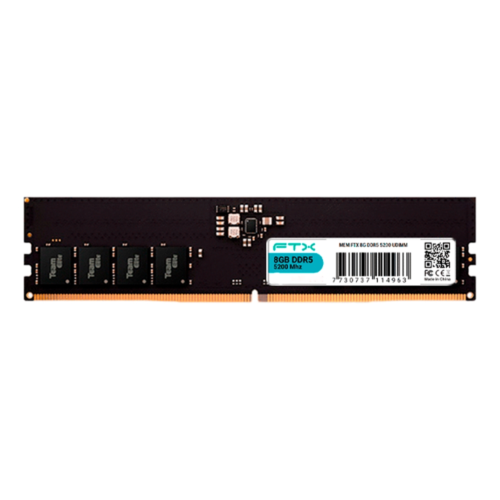 Memória RAM, DDR5, 16GB (2x8gb), 5200MHz, CL 42, Desktop - FTX | Shopee ...