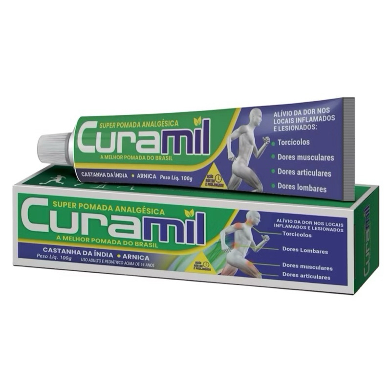 Super Pomada Analgésica Curamil 100g - Alívio Rápido para Dores ...