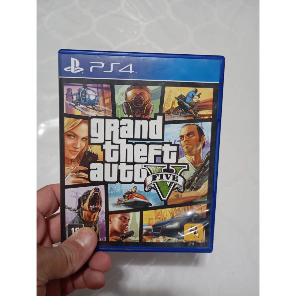 GTA 5 original PS4 ( completo com mapa ) | Shopee Brasil