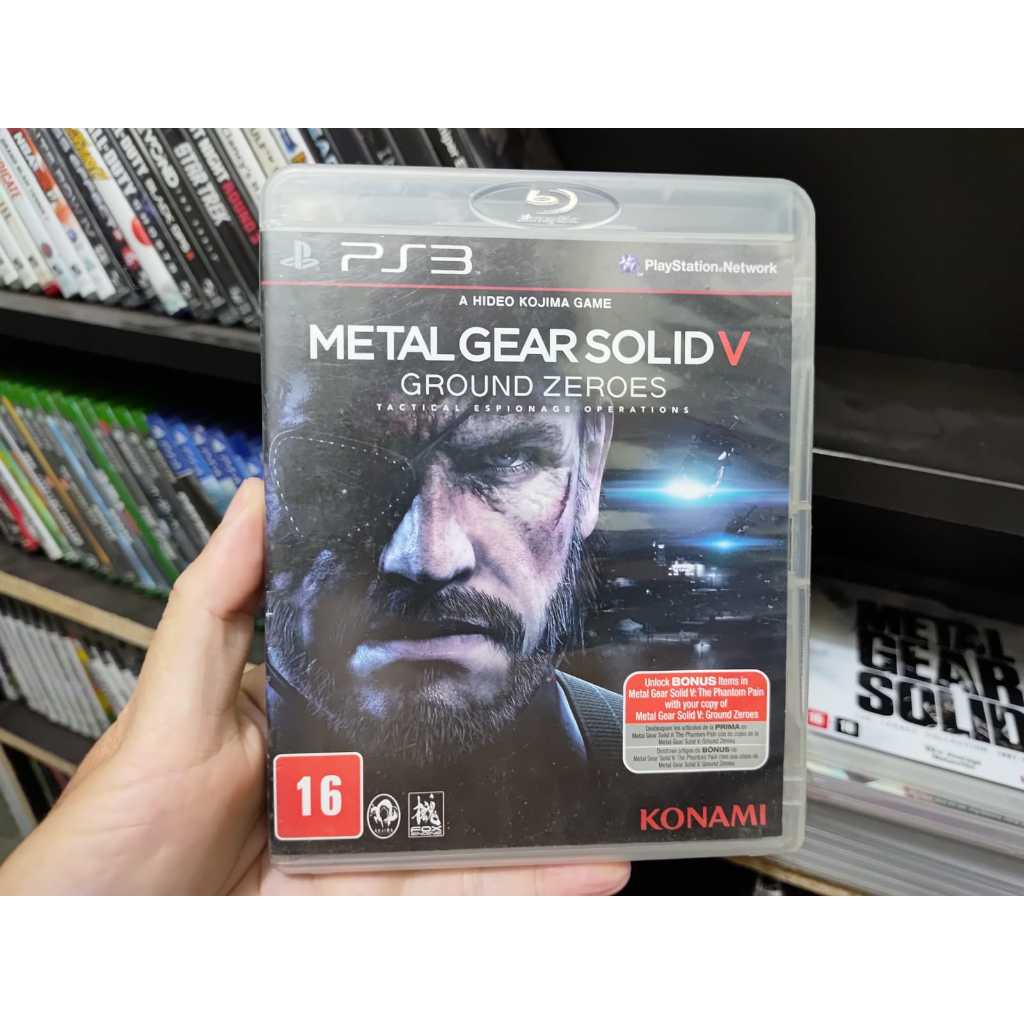 Metal Gear Solid V Ground Zeroes Ps3 Playstation 3 | Shopee Brasil