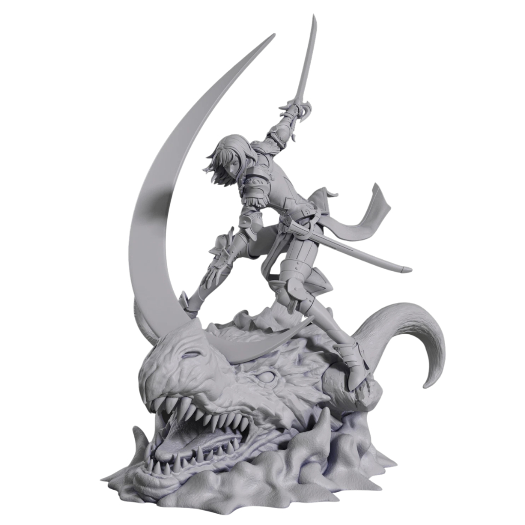 Diorama Cha Hae In - Solo Leveling - Colecionável Resina 3D - (Sem ...