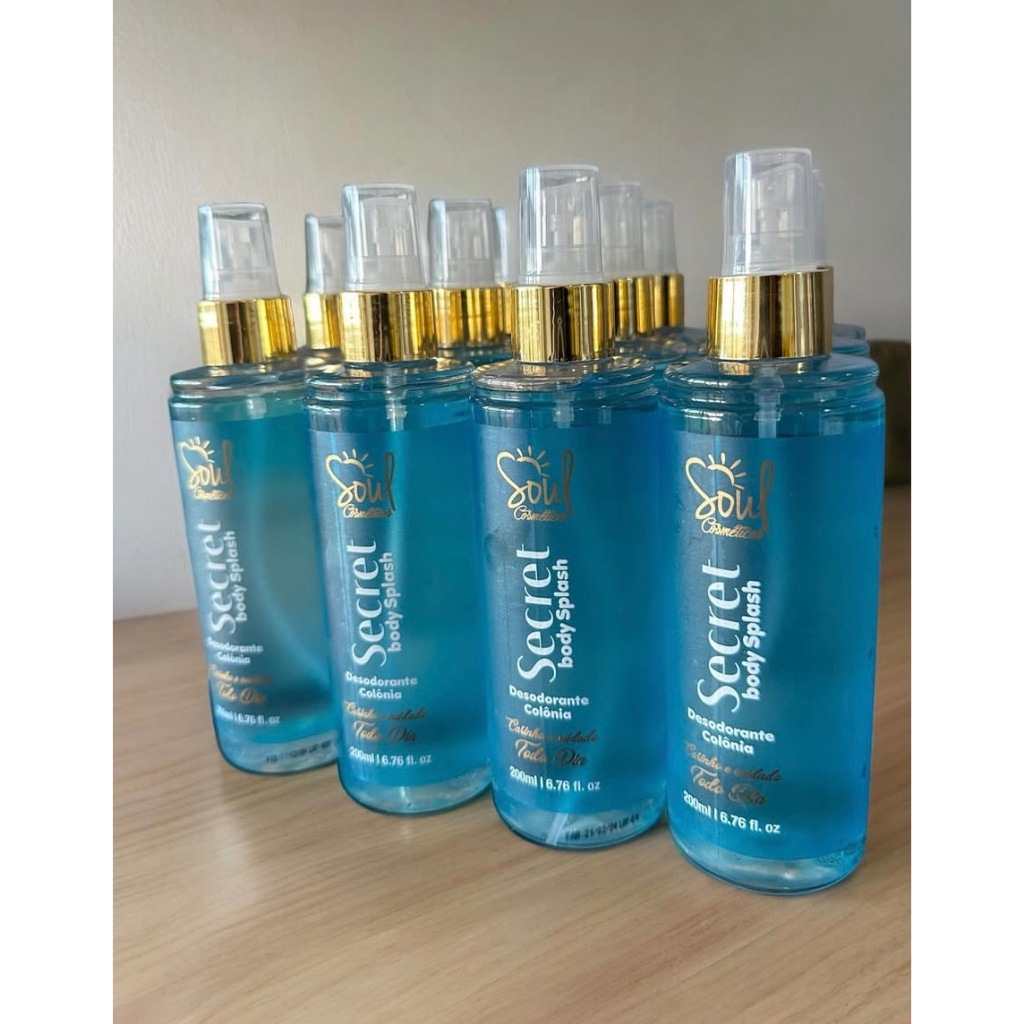Body Splash Secret (inspiração light blue de doce cabana) - Soul 200ml ...