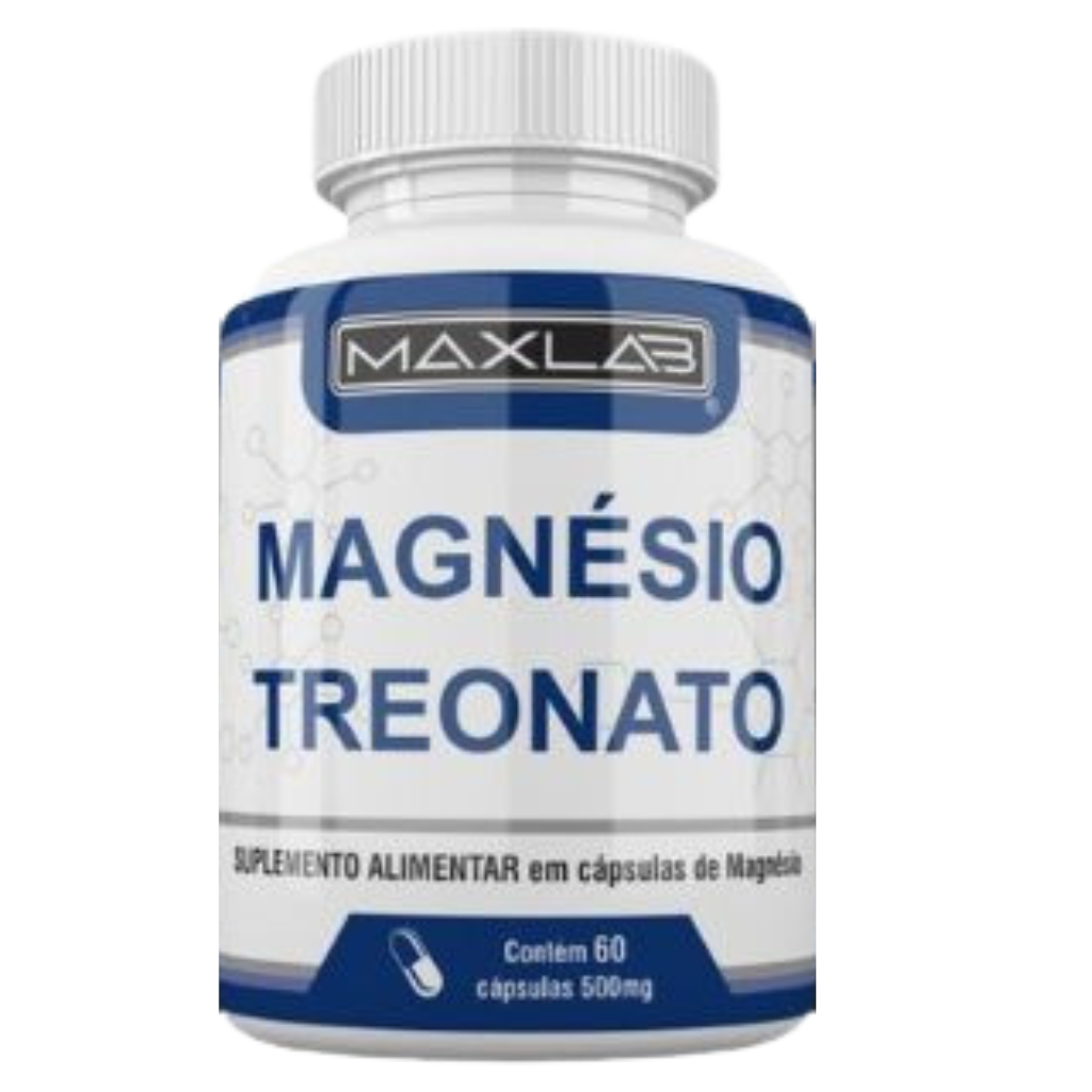 Magnésio Treonato C/60 Cápsulas - Fonte de Magnésio - Maxlab - Sem ...