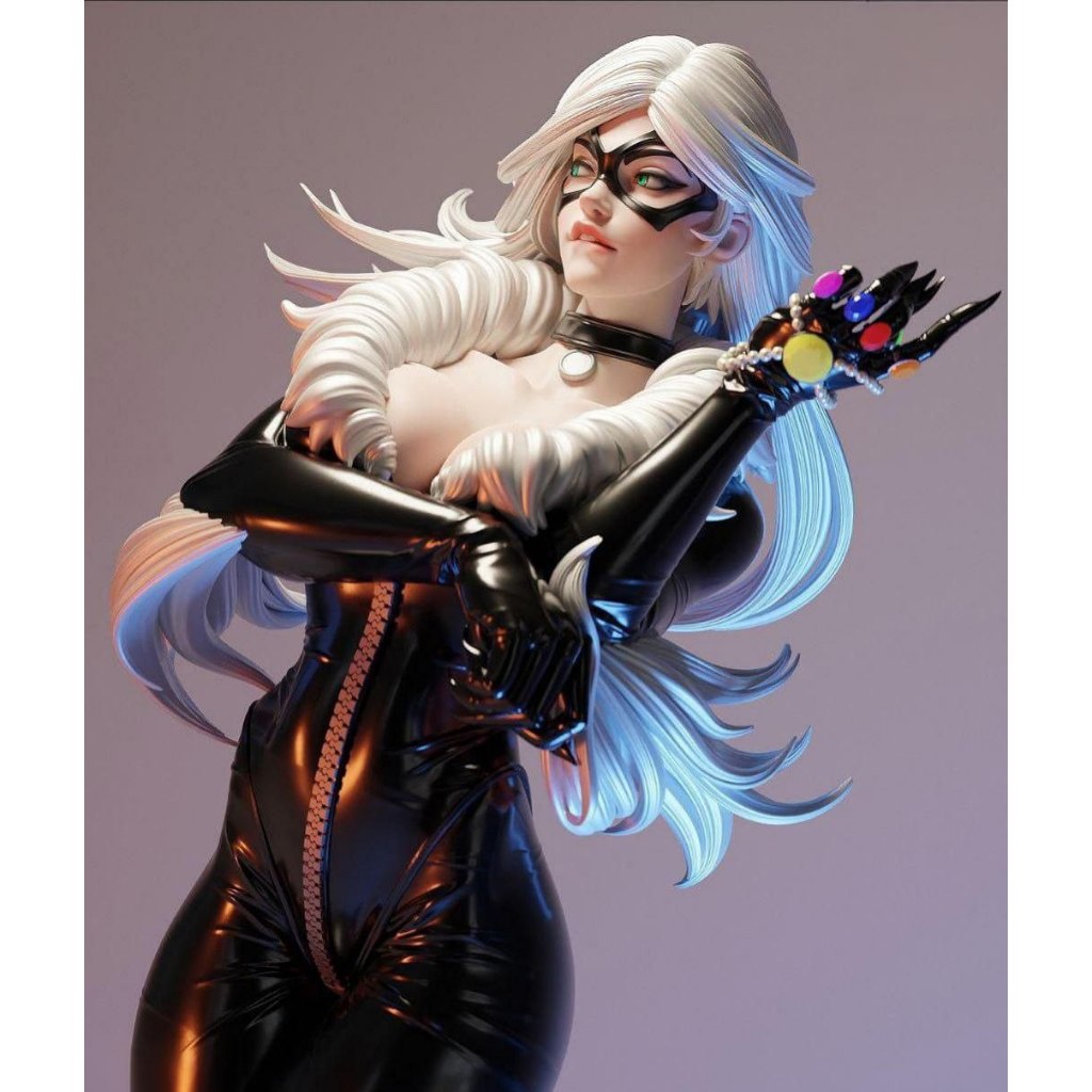 Black Cat - Marvel - Action Figure em Resina - Figura de Ação ...