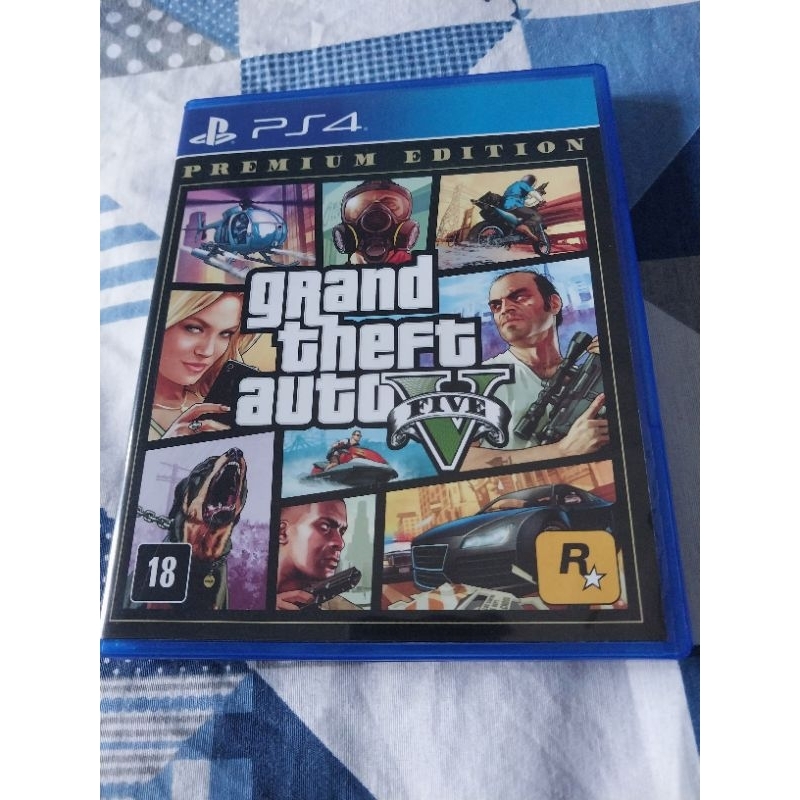 Game Ps4 - GTA V - Premium Edition | Shopee Brasil