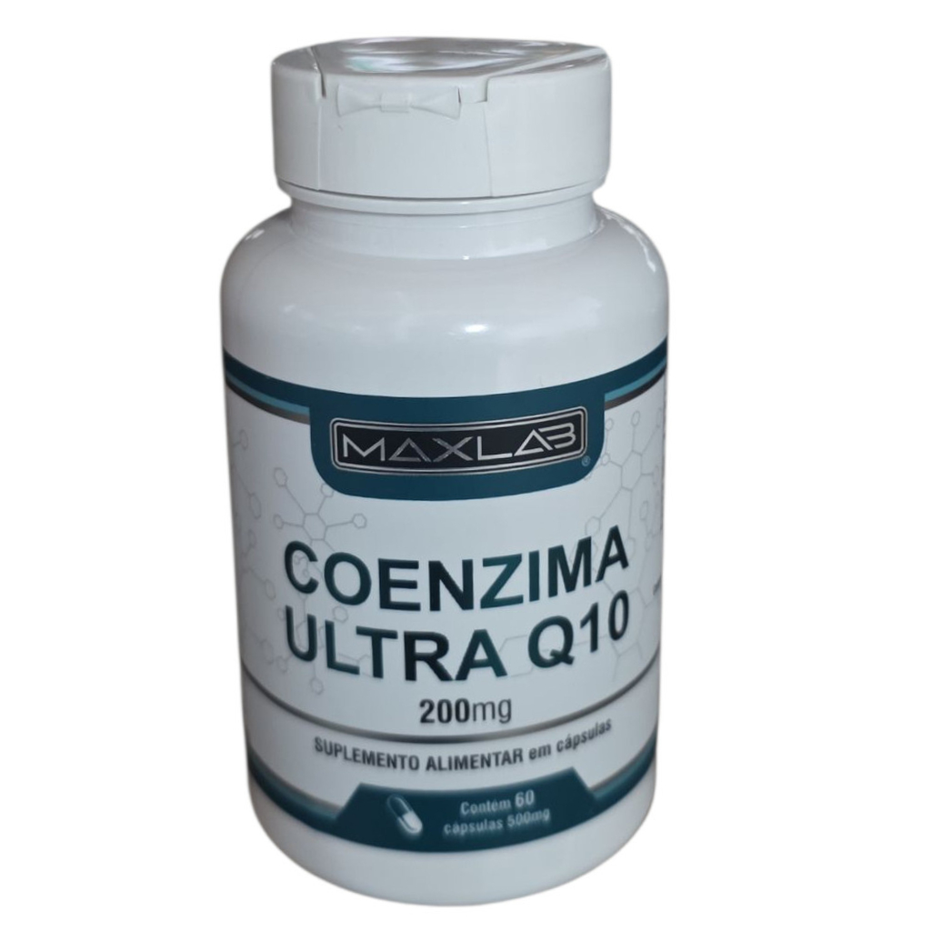 Coenzima Ultra Q10 - 200mg - 60 Cápsulas - Maxlab | Shopee Brasil