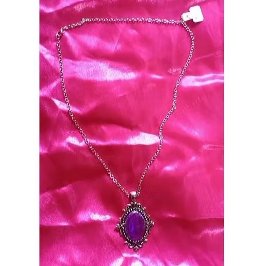 colar roxo gótico . | Shopee Brasil