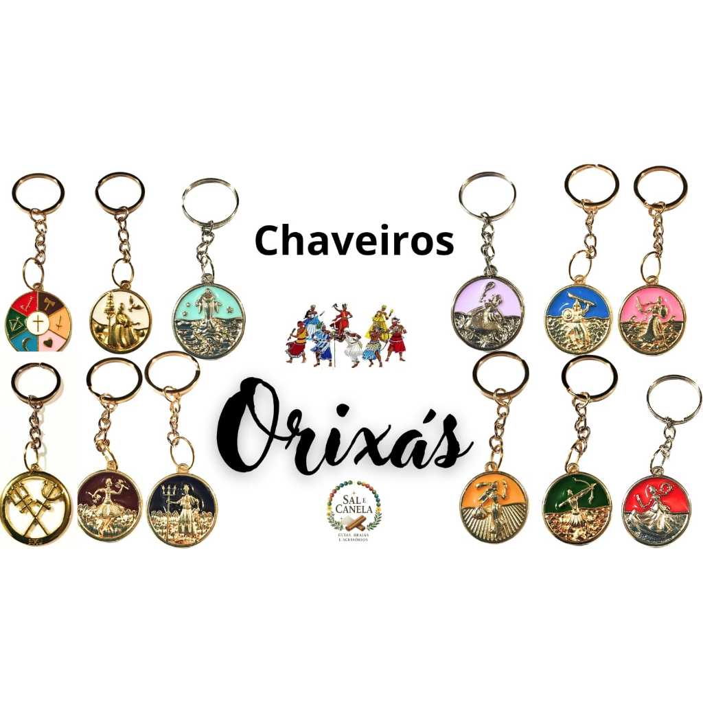 Chaveiro Orixás / Chaveiros Umbanda e Candomblé | Shopee Brasil