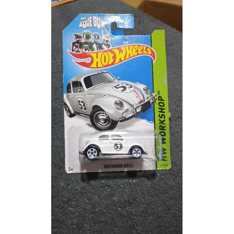 Hot Wheels Vw Beetle The Love Bug Herbie Fusca Branco | Shopee Brasil