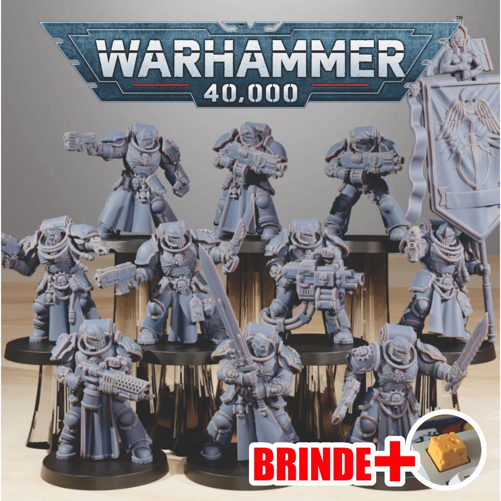 Miniaturas Warhamer Miniaturas 40k Proxy Premium • Super Detalhadas ...
