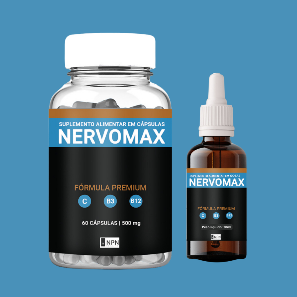 Kit Nervomax Cápsulas E Gotas Envio Mais Rápido Original | Shopee Brasil