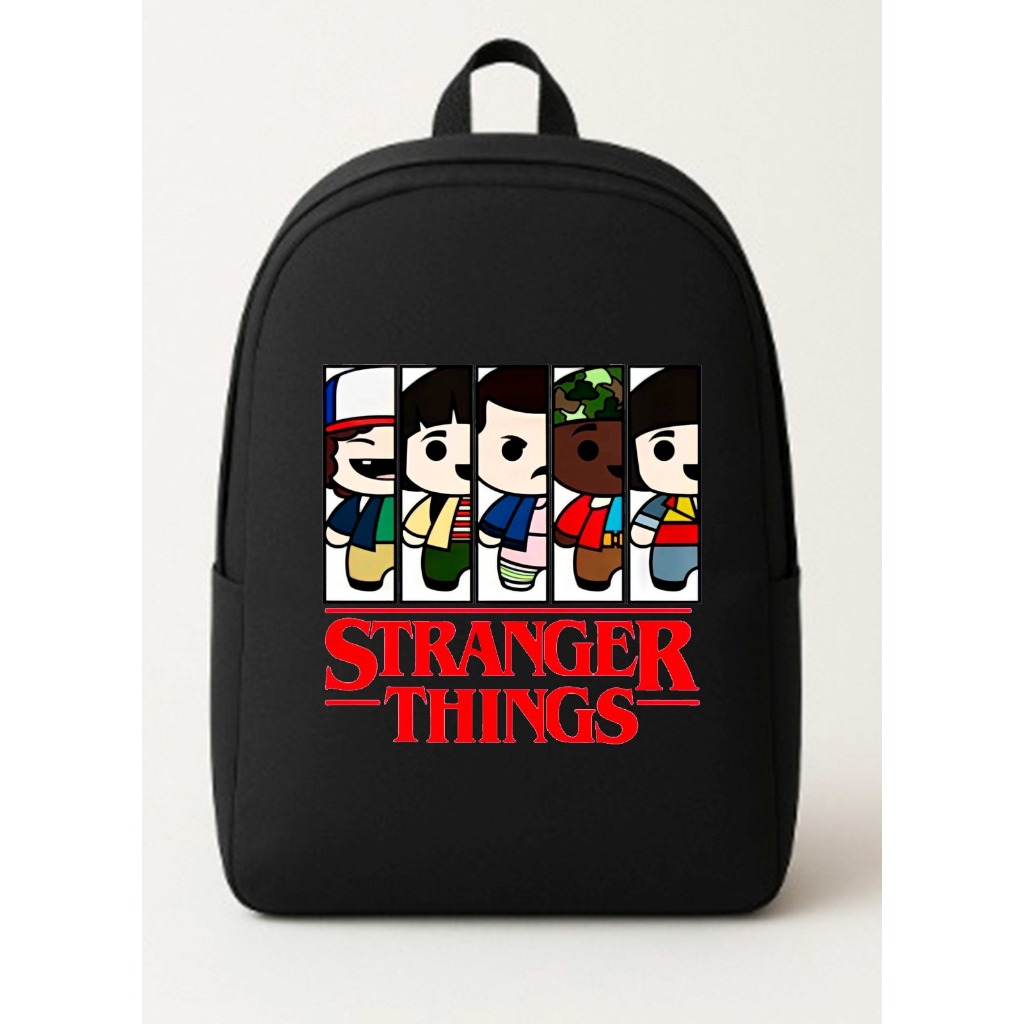 Mochila Retro Stranger Things Bolsa Ideal para Passeio Viagens e Escola ...