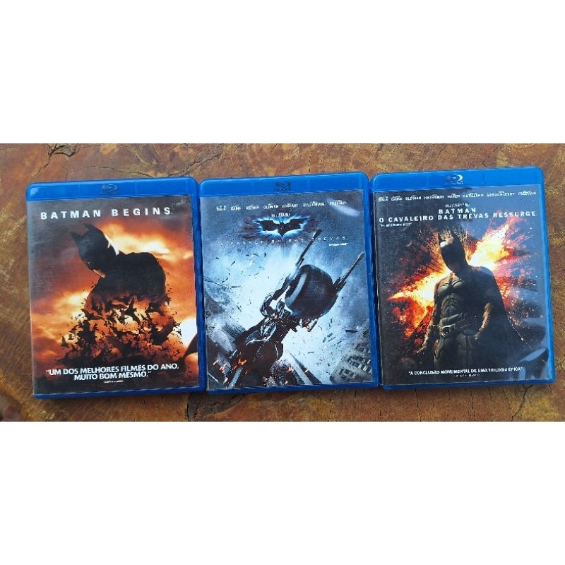 Trilogia Batman Blu-ray Usada | Shopee Brasil