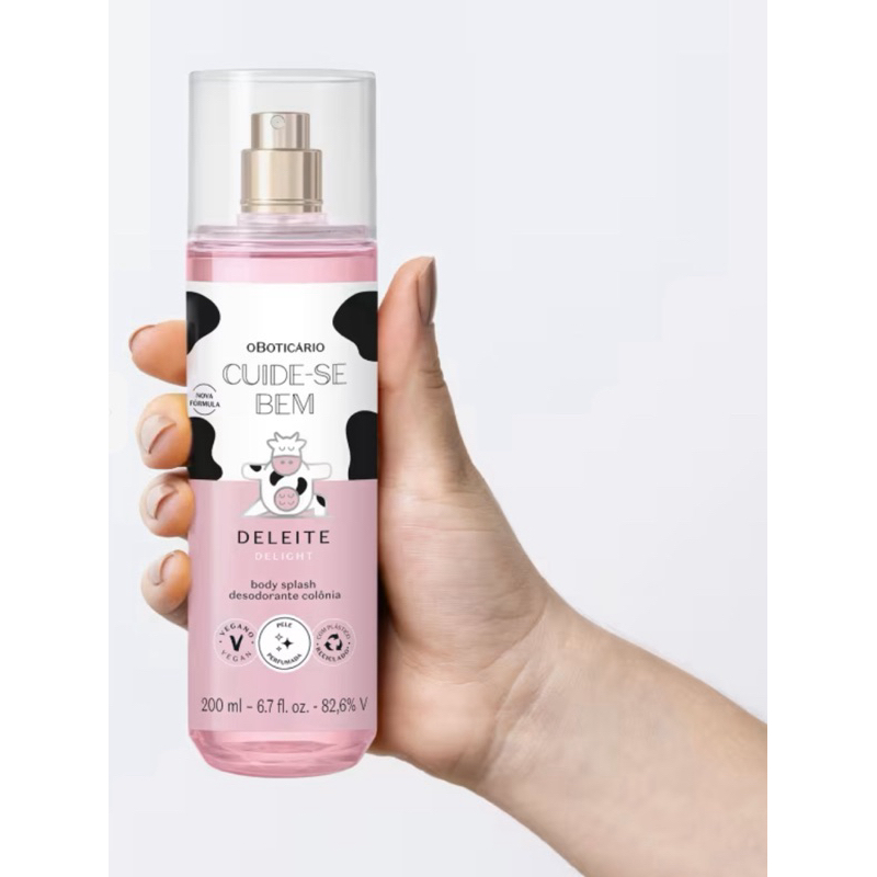 Deleite Body Splash: Sabores de Alegria e Frescor | Shopee Brasil