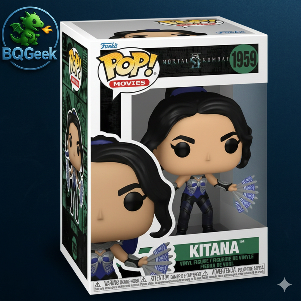 Boneco Colecionável Mortal Kombat Kitana 1959 Original na Caixa ...