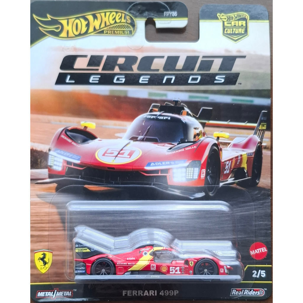 Hot Wheels 2025 Car Culture Circuit Legends Ferrari 499P | Shopee Brasil