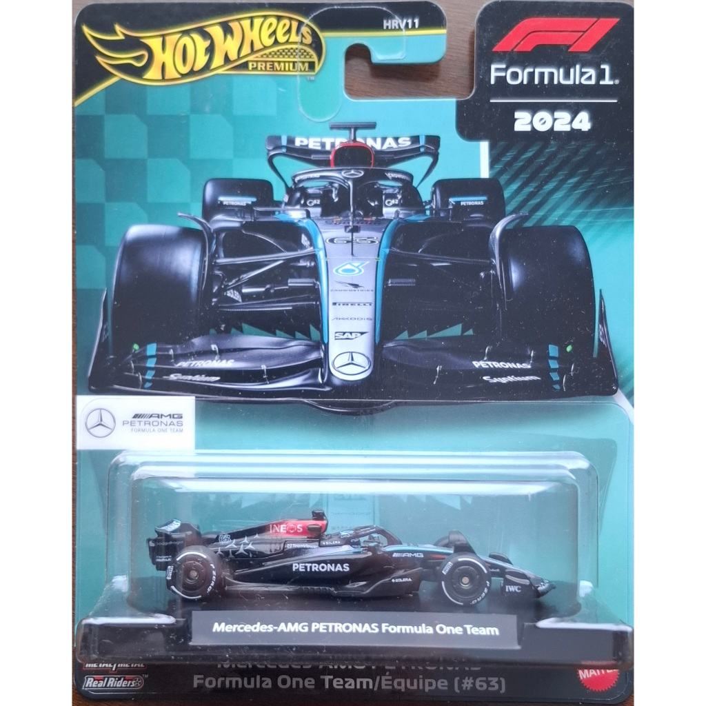 Hot Wheels 2025 Formula 1 Race Team George Russell F1 Mercedes-AMG ...