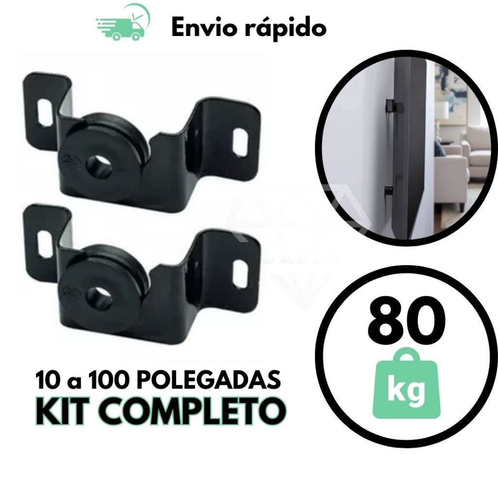 Suporte Universal Fixo Painel De Parede Para Smart Tv LED LCD 4K Parede ...