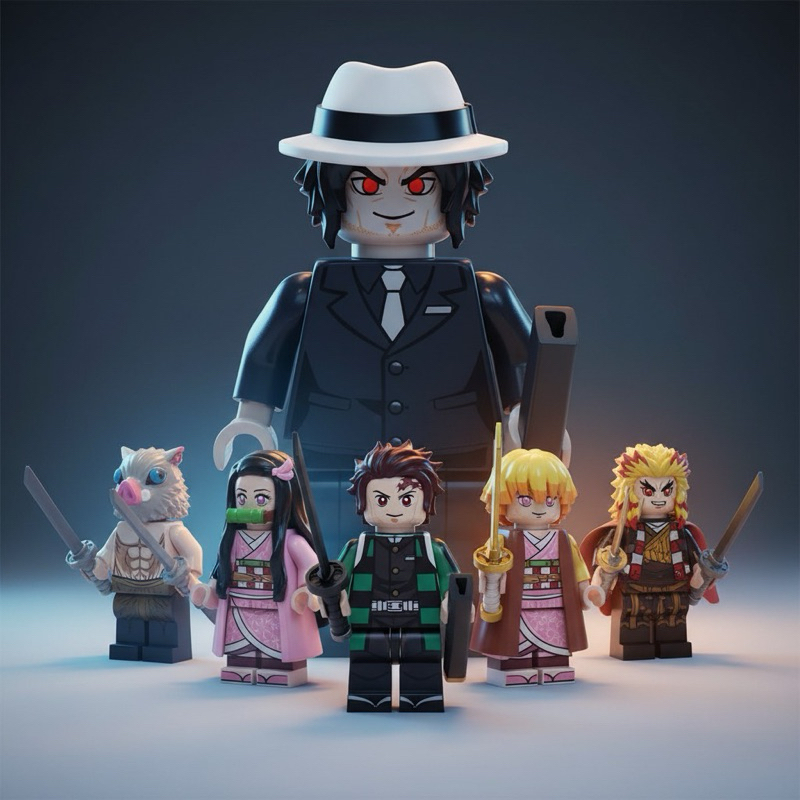 LEGO compatível - Demon Slayer - Shuumatsu no Yaiba - Hashiras - Luas ...