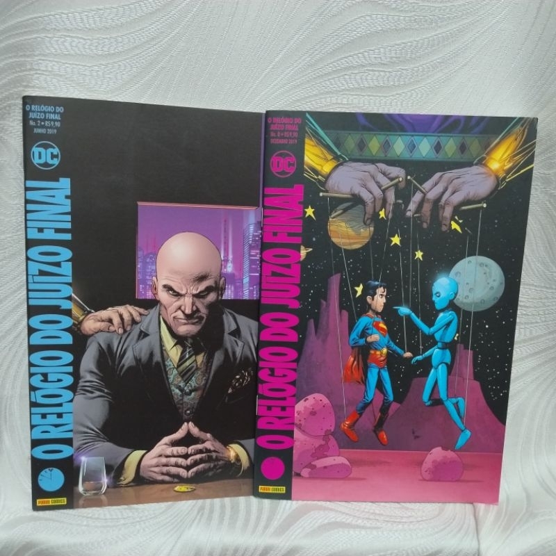 O relógio do juízo final, volumes 2 e 8 (DC Comics - Geoff Johns ...