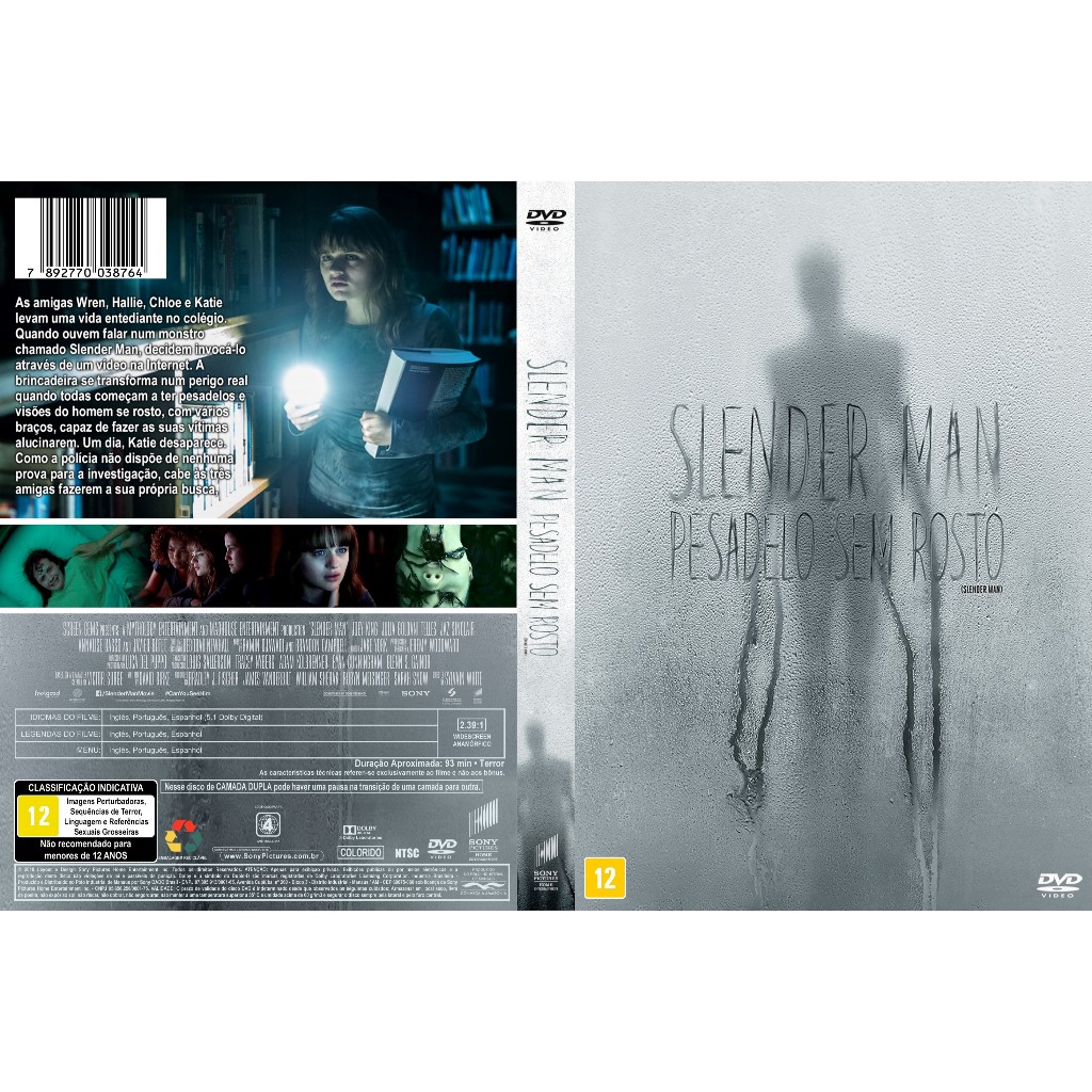 DVD Slender Man - Pesadelo Sem 2018 Dublado / Dual Áudio HD1080p ...
