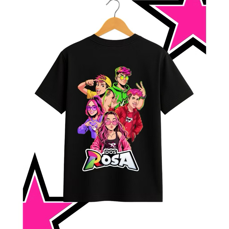 CAMISETA EMILY VICK OS ROSAS INFANTIL E ADULTO | Shopee Brasil