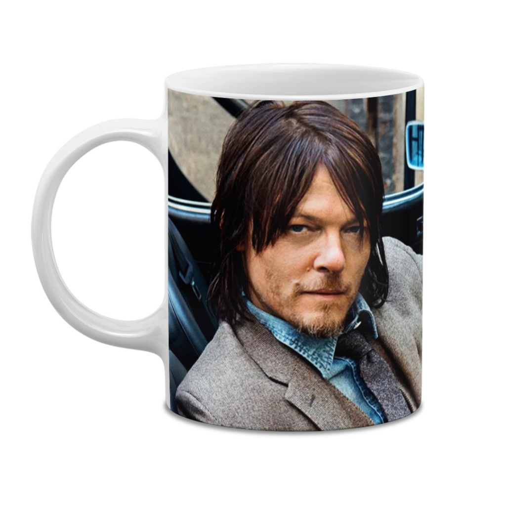Caneca Personalizada Norman Reedus fãs Daryl Dixon The Walking Dead ...