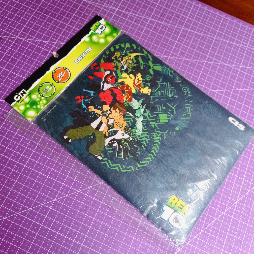Mouse Pad Ben 10 Novo/Lacrado (Produto Oficial CIS Licenciado) | Shopee ...