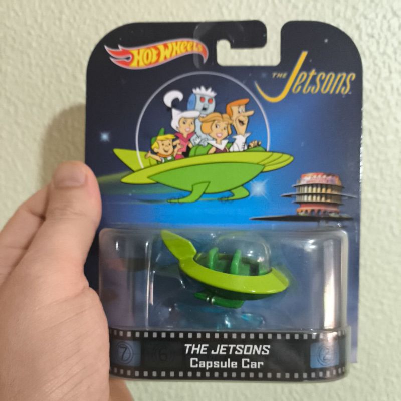 Hot Wheels Jetsons capsule car Premium Retro Entertainment | Shopee Brasil