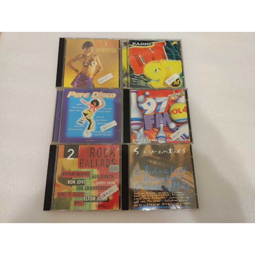 06 CDs músicas original | Shopee Brasil