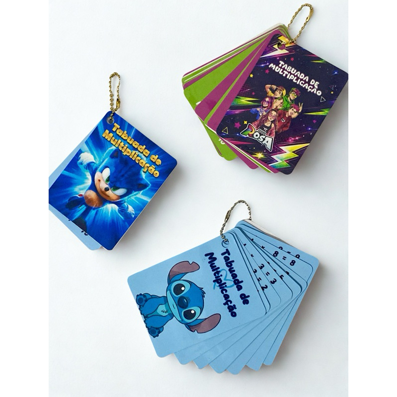 CHAVEIRO TABUADA MULTIPLICAÇÃO PERSONALIZADA | Shopee Brasil