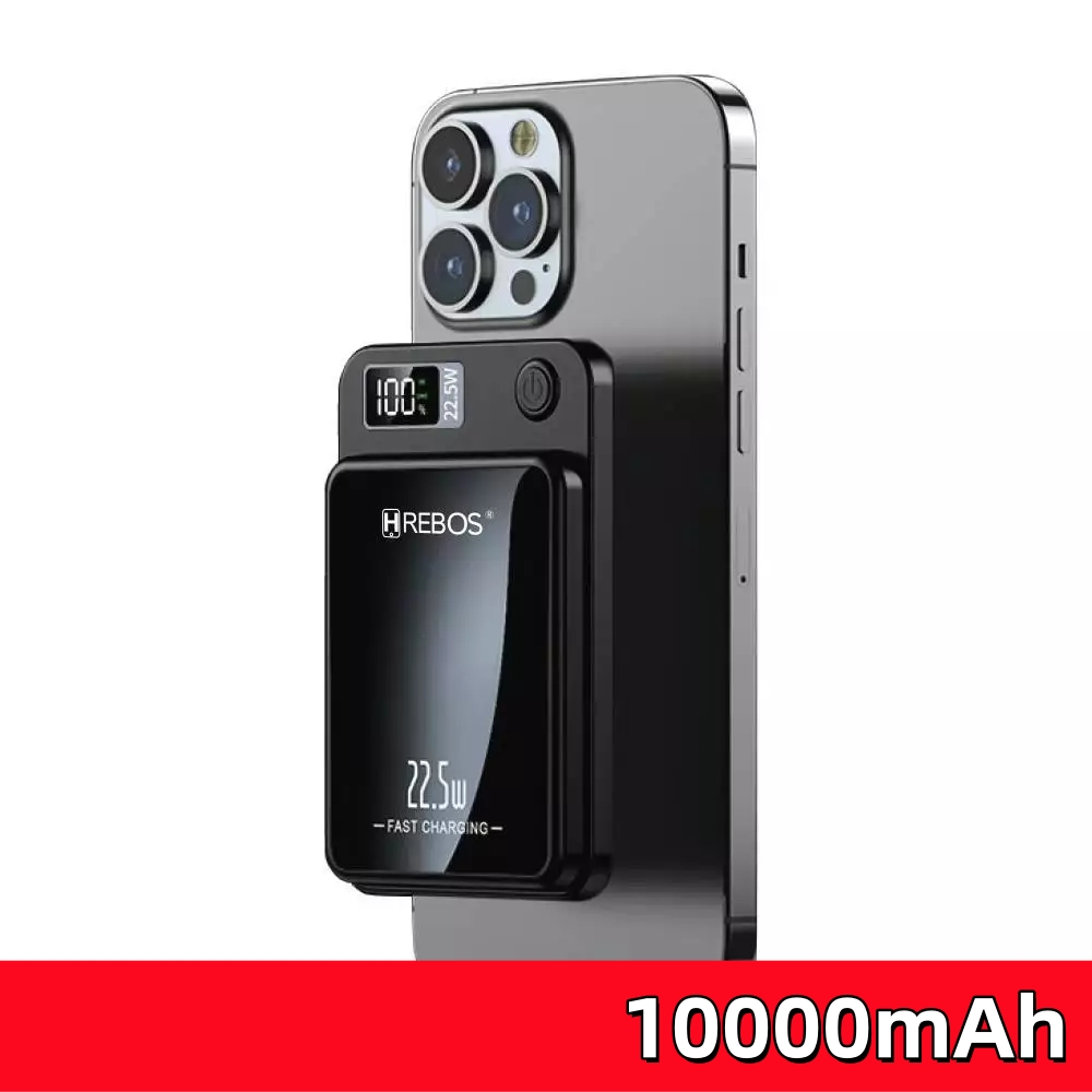 Carregador Portátil Para Iphone Indução Magsafe Powerbank 10000 mAh ...