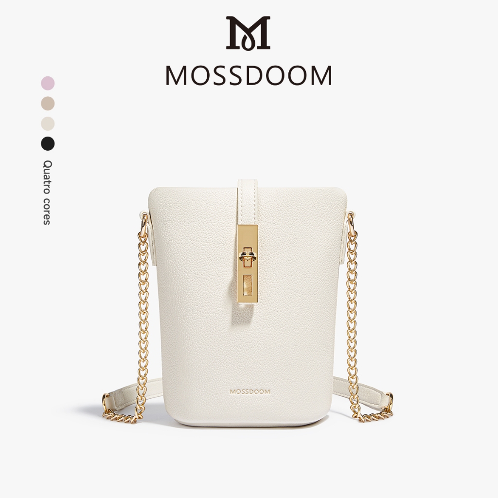 MOSSDOOM Bolsa Elouise Bolsa Bolsa a Tiracolo com Corrente Original e ...