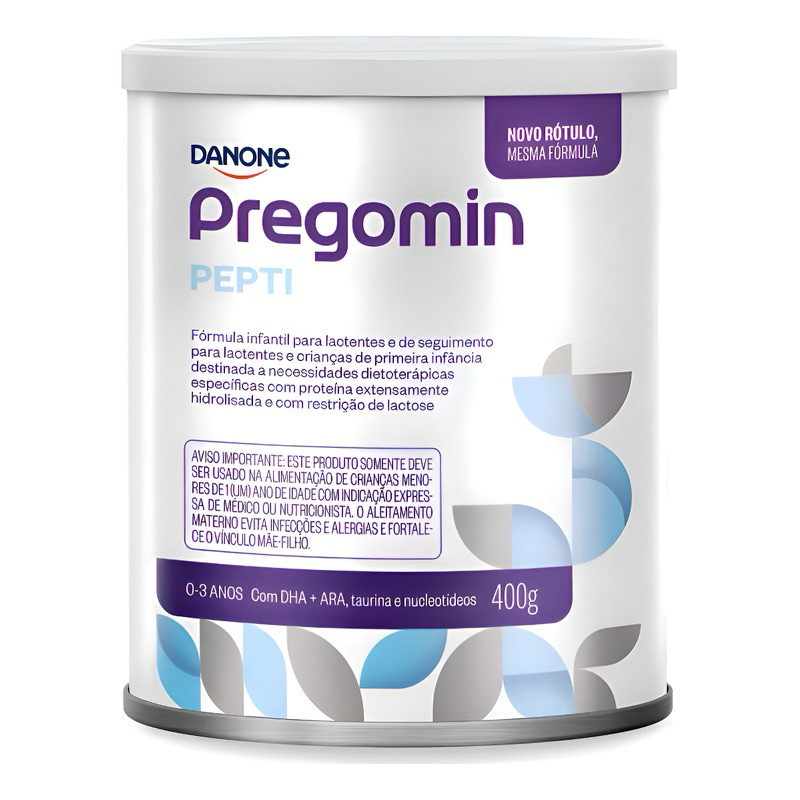 Fórmula Infantil Pregomin Pepti 400 Gramas Kit 2 Latas | Shopee Brasil
