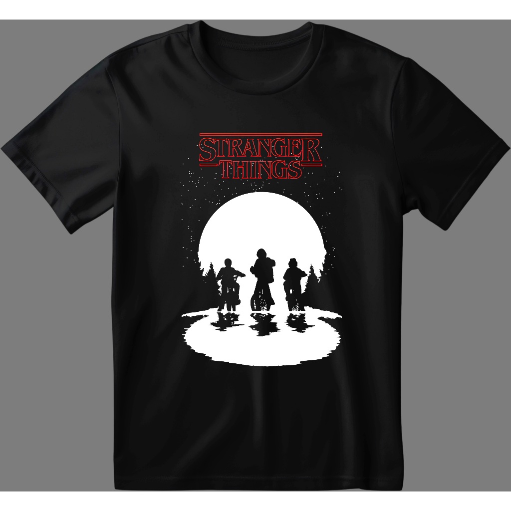 Camisa Adulto e Infantil Personalizada 100% Algodão T-shirt Stranger ...