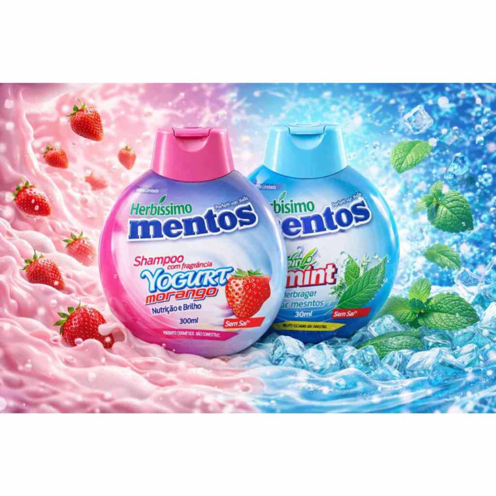 Shampoo & Condicionador Herbíssimo Mentos – Edição Especial 🧴 | Shopee ...