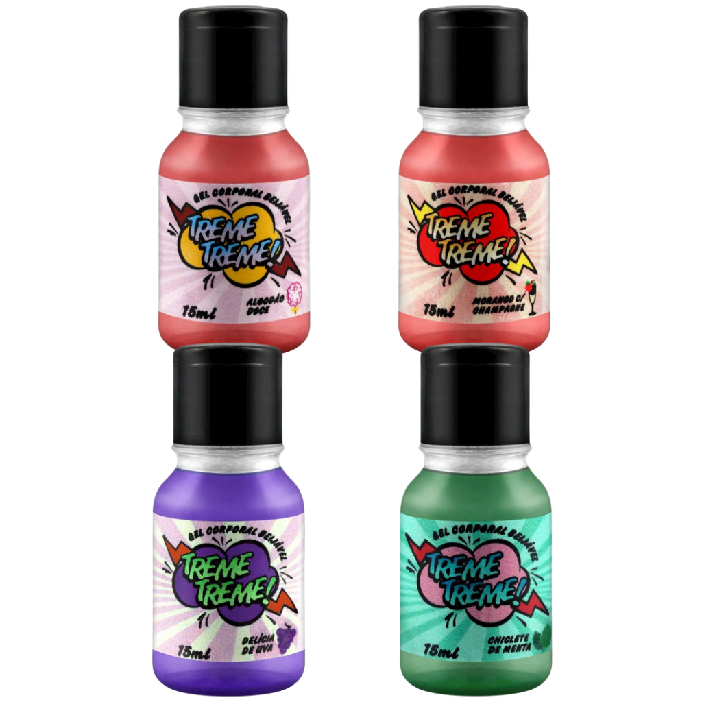 Treme Treme Gel Corporal Beijável Sabores 15ml Garji | Shopee Brasil