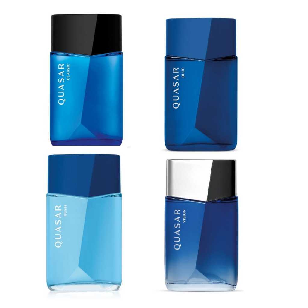 Perfume Colônia Masculina Quasar Classic/Blue/Rush/Surf/Vision - O ...