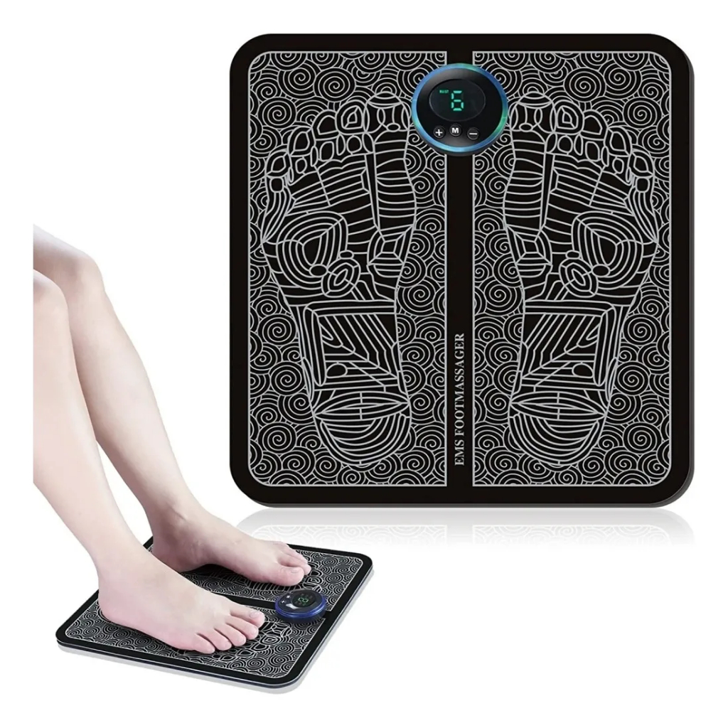 Massageador Para os Pés Mini Tapete Elétrico Alivio Dor Musc | Shopee ...