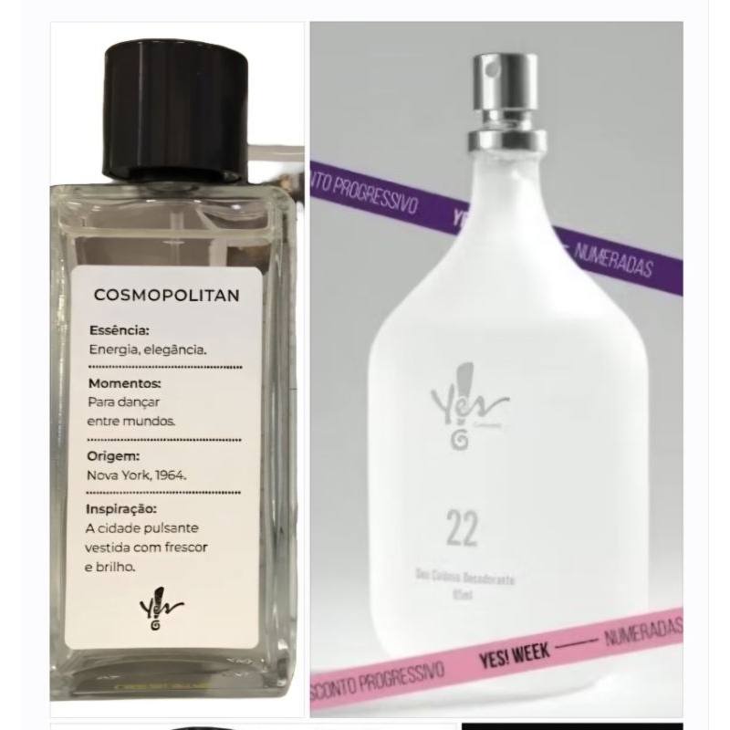 MEMORIAS ou numerados YES COLONIA INSPIRADOS | Shopee Brasil