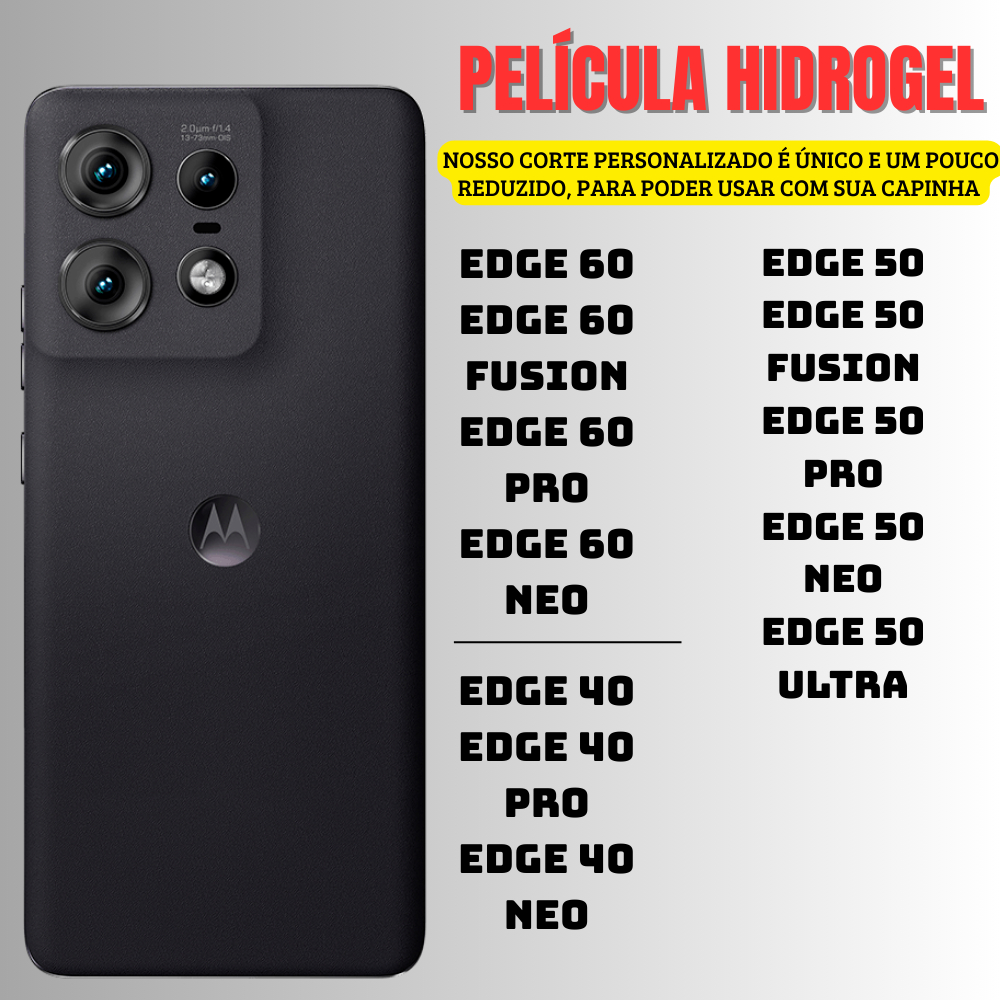 Pelicula Fosca privacidade Hidrogel Motorola Flexivel Anti Impacto ...
