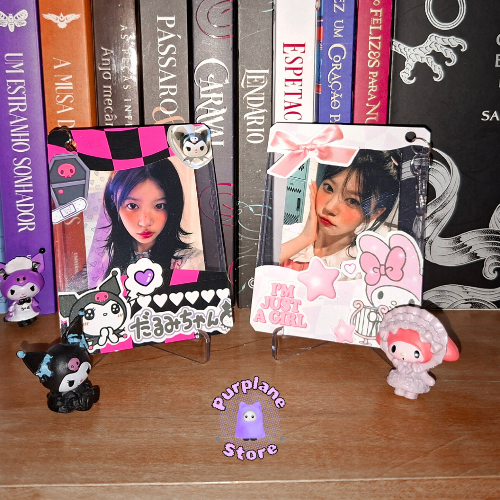 Top Loader Decorado Sanrio Kuromi My Melody Totoro Studio Ghibli Kpop ...