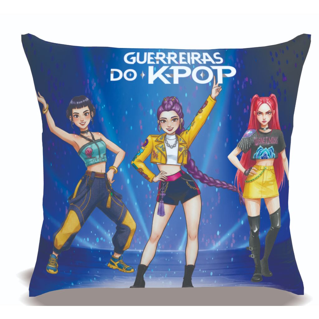 almofada cheia guerreiras do kpop modelo 2 | Shopee Brasil