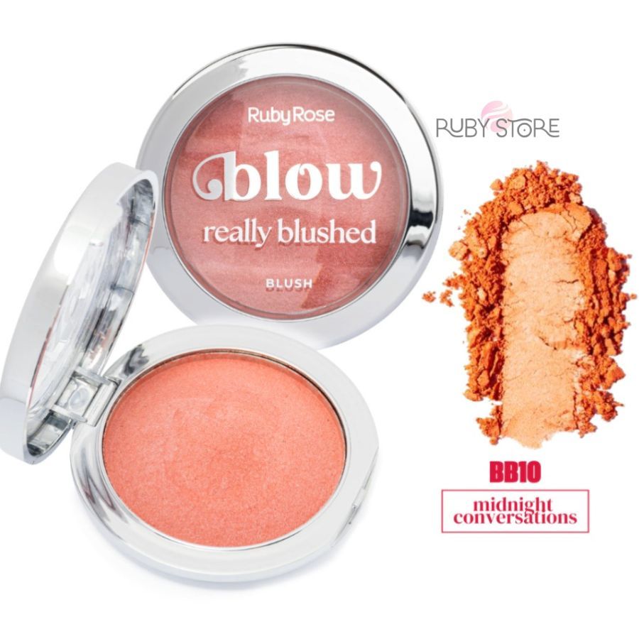 Blush Really Blushed Linha Blow Ruby Rose | Shopee Brasil