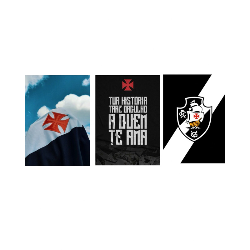 Quadro Placa Decorativo Vasco Time Futebol Cola Vasco da Gama Poster ...